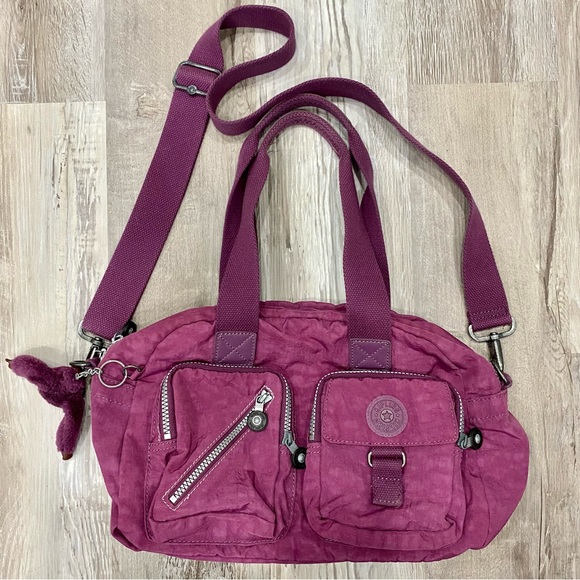 Kipling | Bags | Vtg Kipling Large Capacity Convertible Satchel Handbag ...
